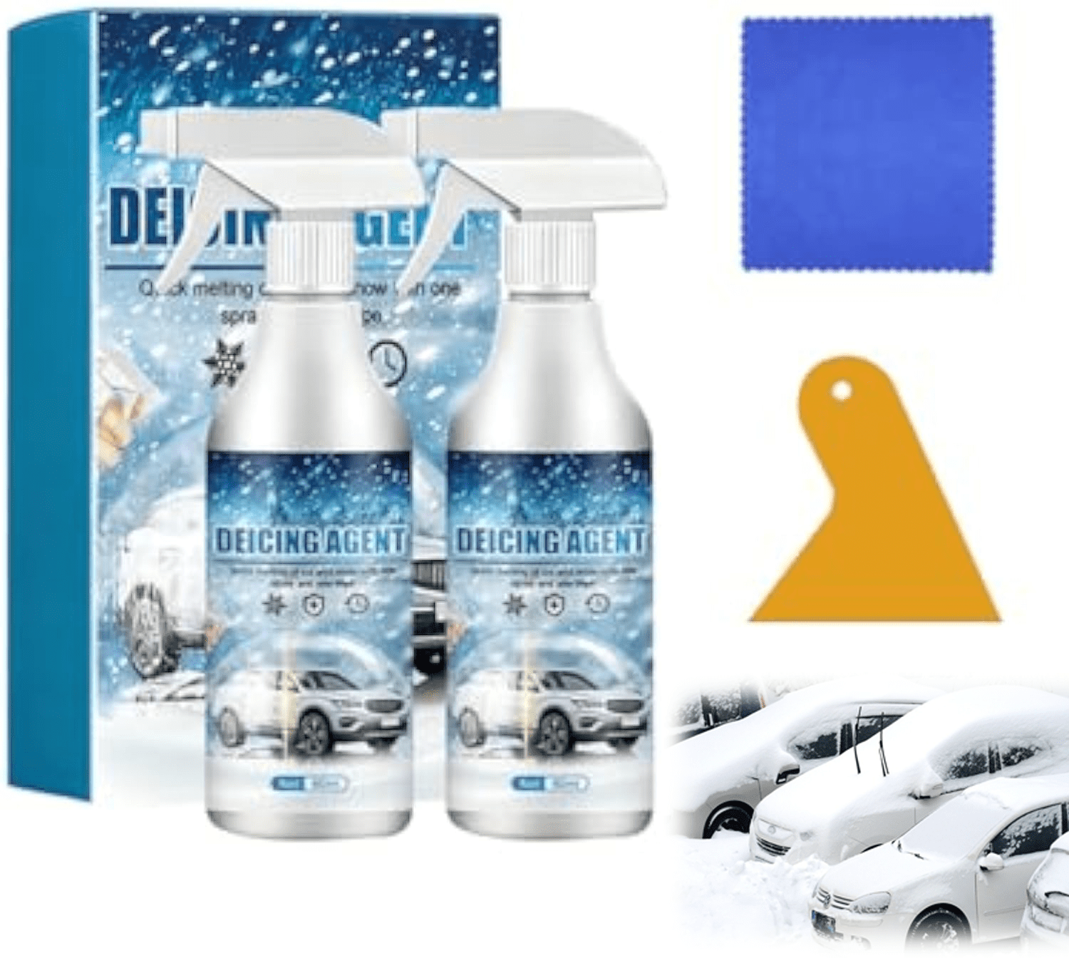 De Icer for Car Windshield, 2025 New Car Windshield Snow Melting ...