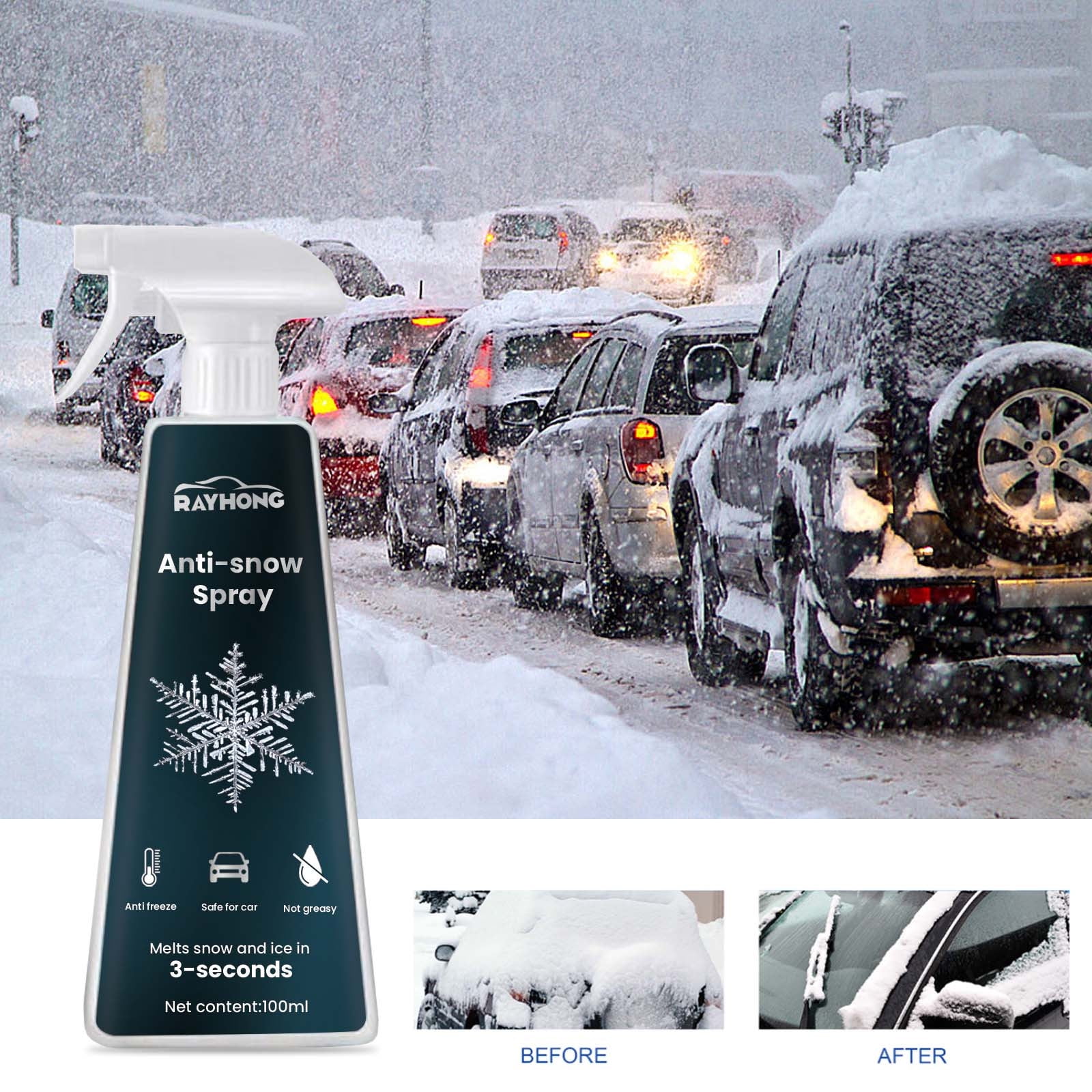 De-Icer Spray Deals Clearance Under 5 Car Defroster Deicer Spray, Auto ...
