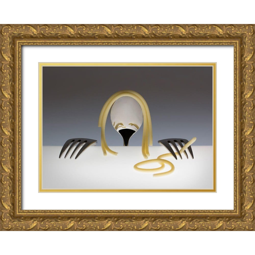 De Kogel, Wieteke 14x11 Gold Ornate Wood Framed with Double Matting ...