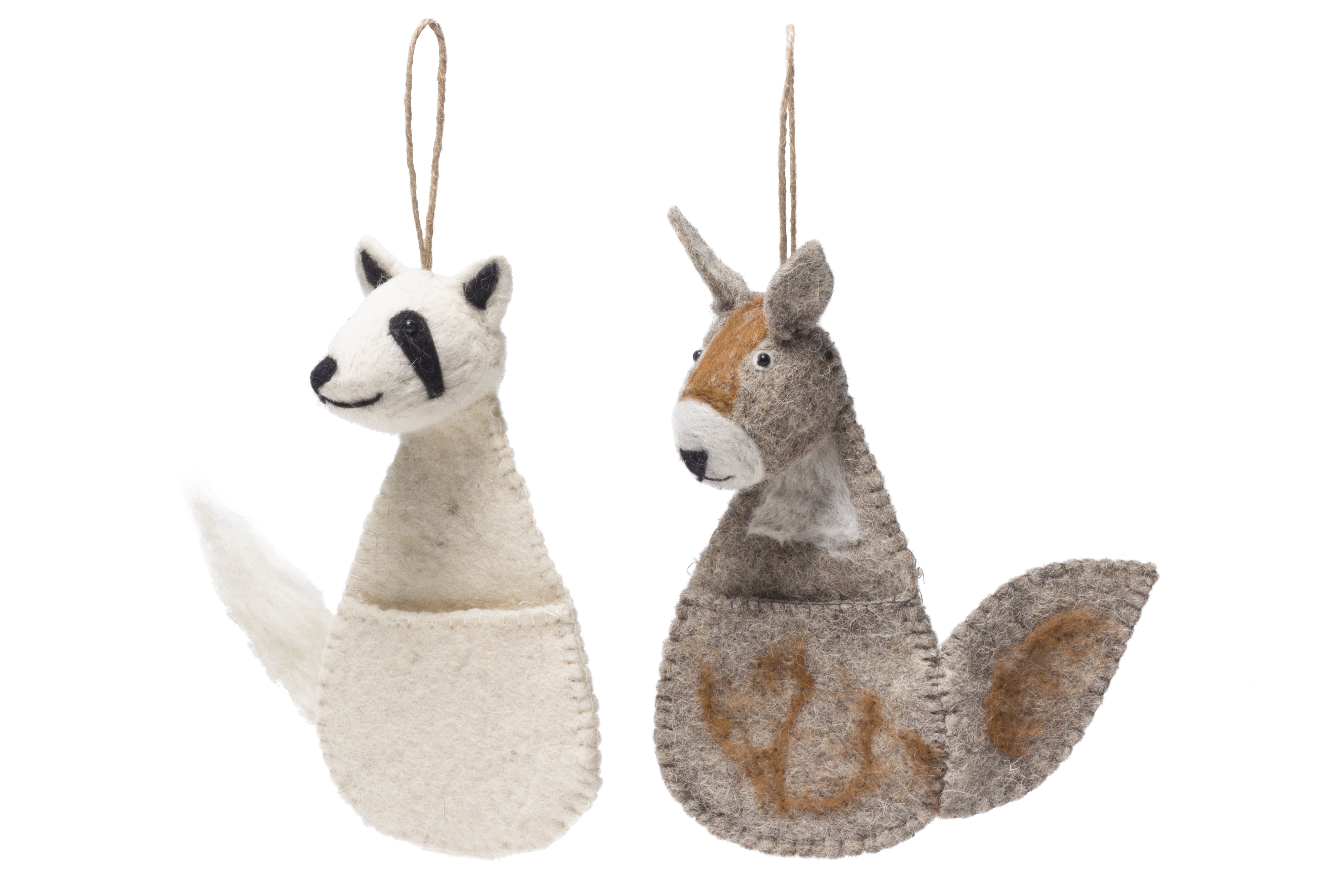 De Kulture Works Premium Wool Felt Bedger Squirrel Stocking Eco ...