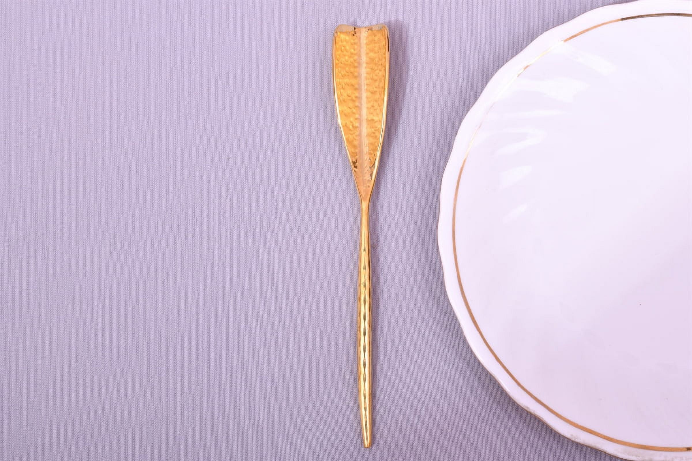 De Kulture Works Pure Honey Spoon Dipper Stick, Classic Gold Burnished ...
