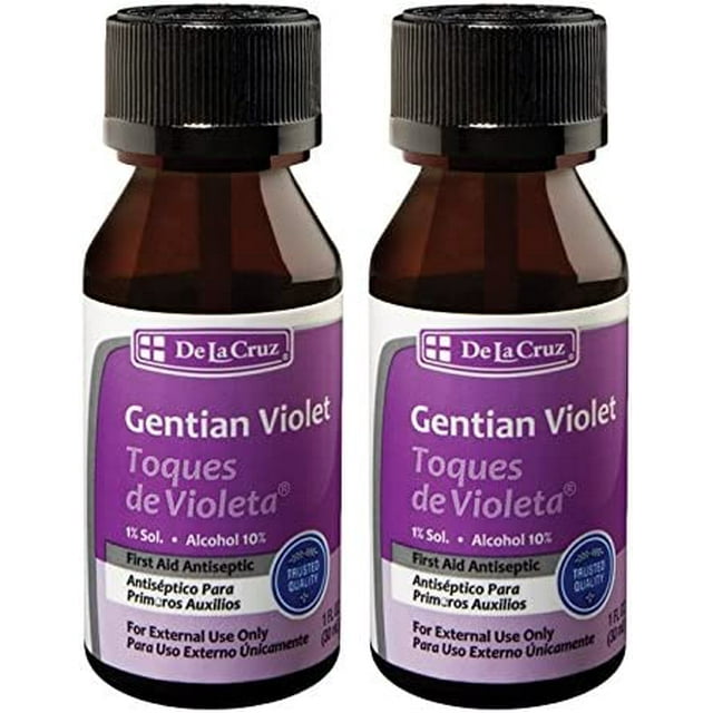 De La Cruz Gentian Violet First Aid Natural Antiseptic Violeta de ...