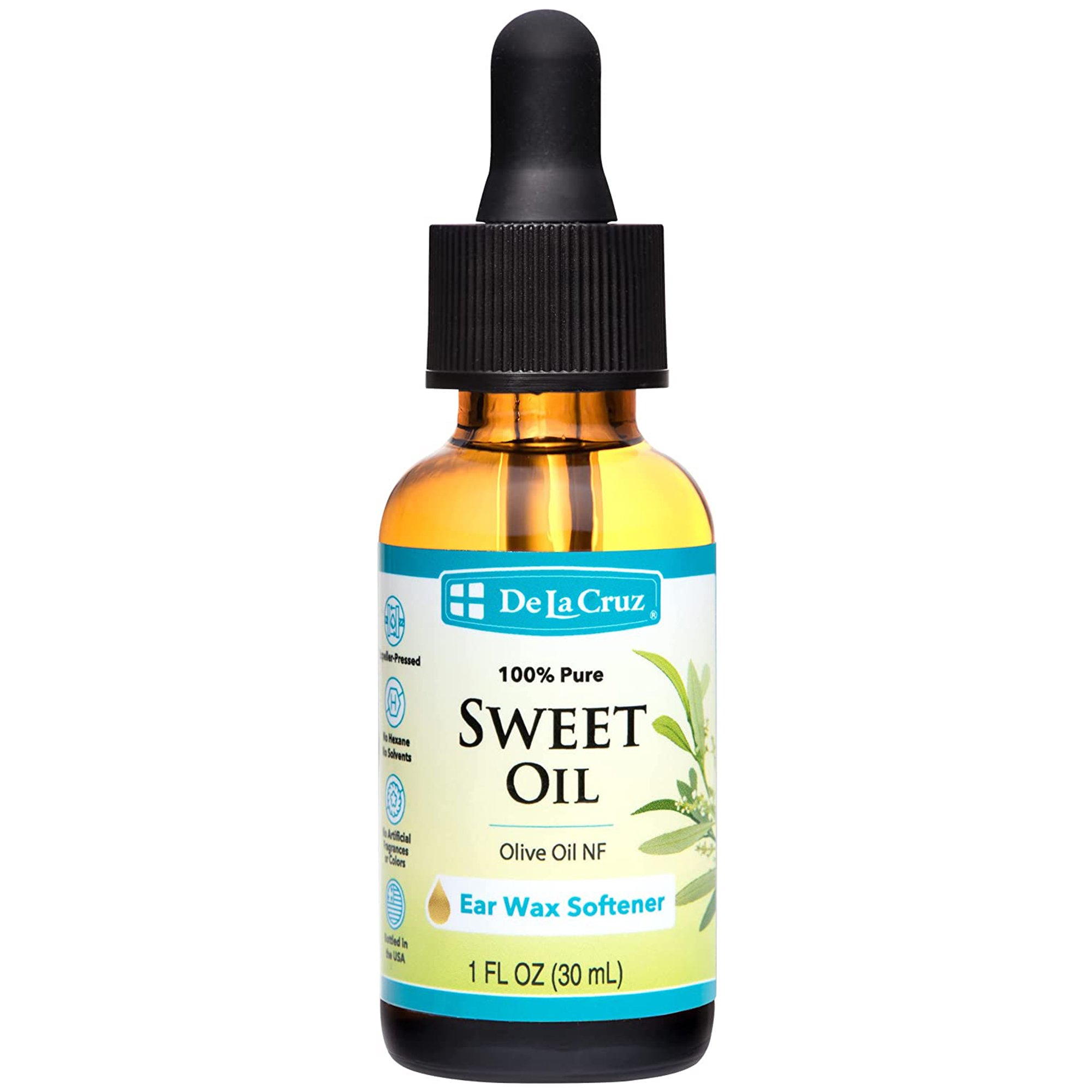 Humco Ear Drops 100% Natural Pure Sweet Olive Oil, 4 Oz. - Walmart.com