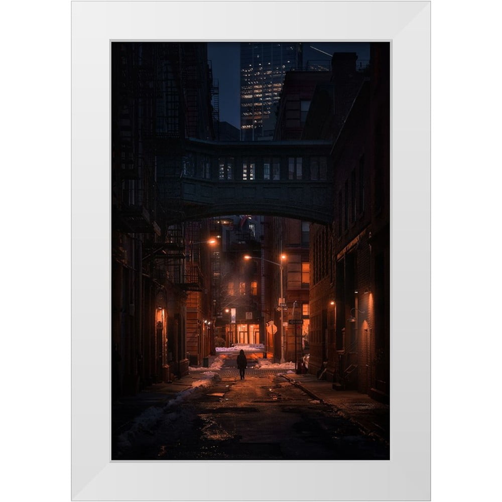 De La, Javier 11x14 White Modern Wood Framed Museum Art Print Titled ...