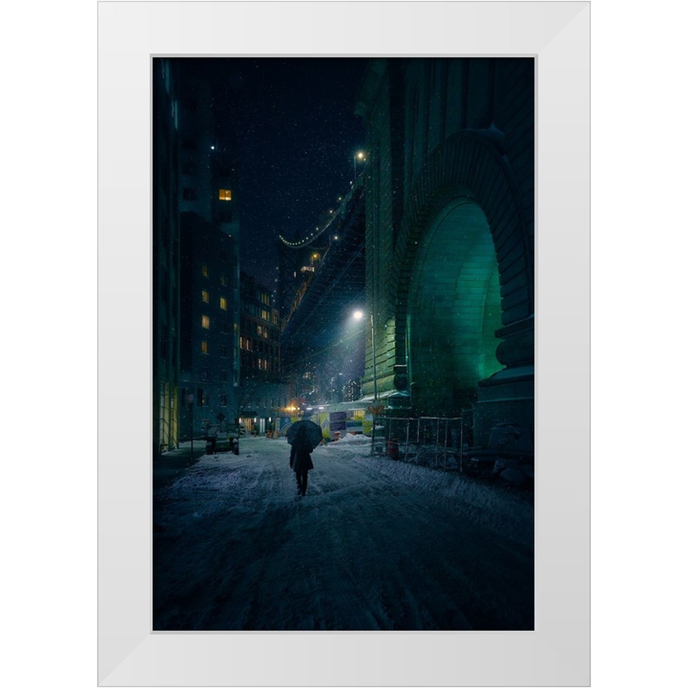 De La, Javier 17x24 White Modern Wood Framed Museum Art Print Titled ...
