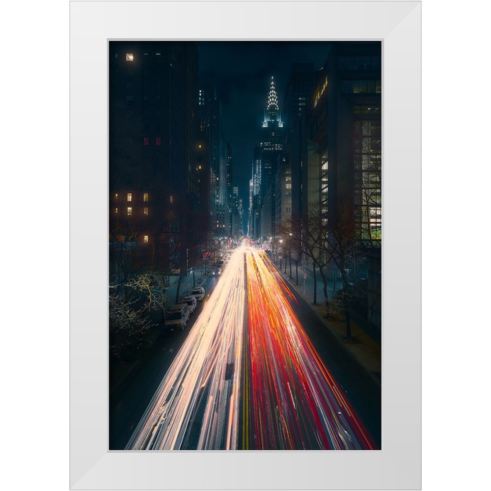 De La, Javier 23x32 White Modern Wood Framed Museum Art Print Titled ...