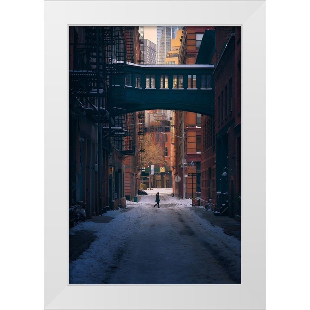 De La, Javier 23x32 White Modern Wood Framed Museum Art Print Titled ...