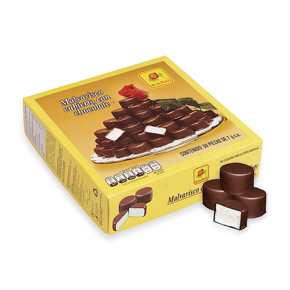 De La Rosa 100% Milk Chocolate Covered Marshmallow Mexican Candy, Buy 2 ...