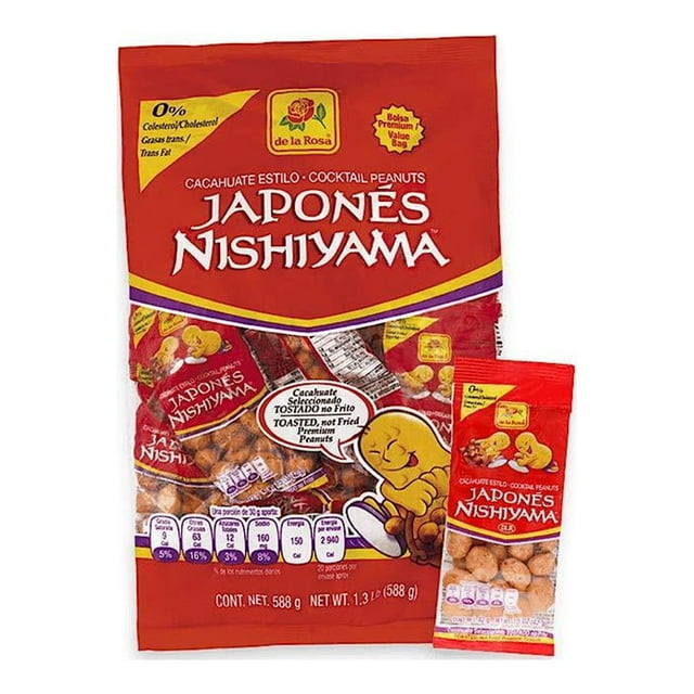 De La Rosa Japanese Cocktail Peanuts 14 Pockets 588 Gr (Buy 2 Get 1 ...