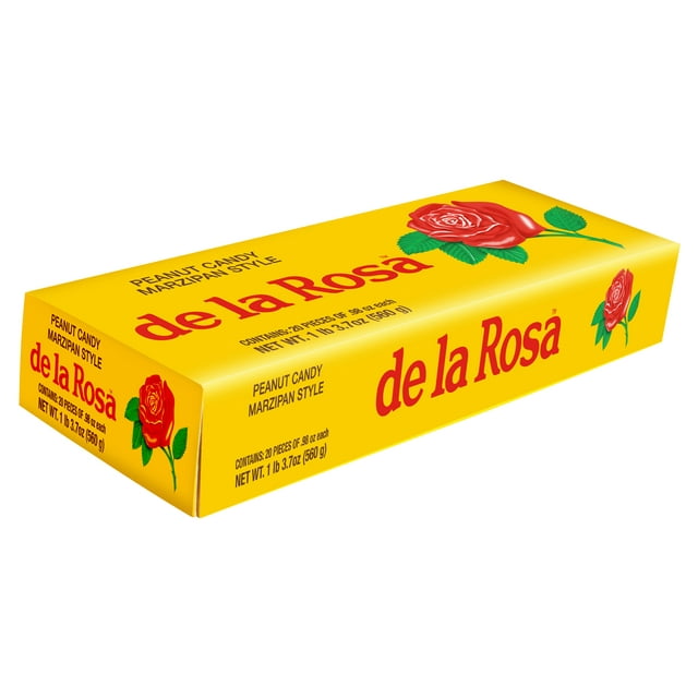 De La Rosa Traditional Mazapan Style Mexican Peanut Sweets, 20 Count ...