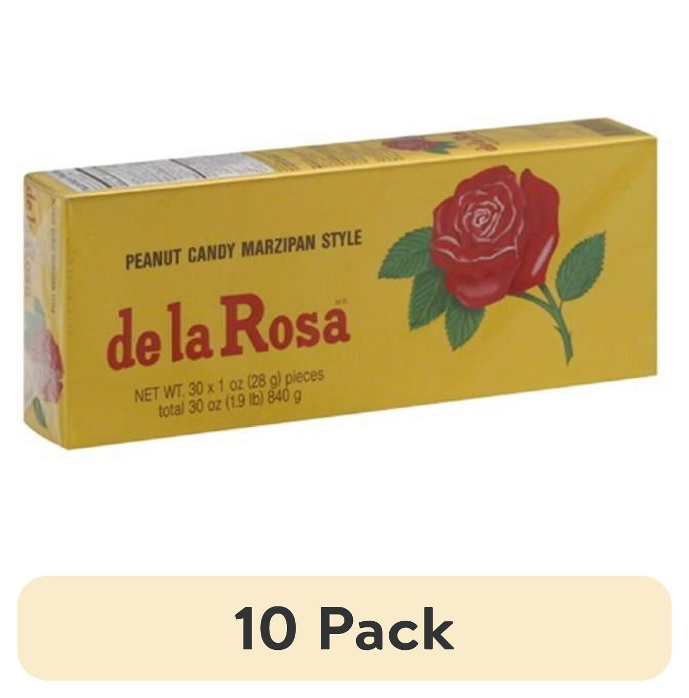 (10 pack) De La Rosa Mazapan Style Mexican Peanut Candy for Snacking ...