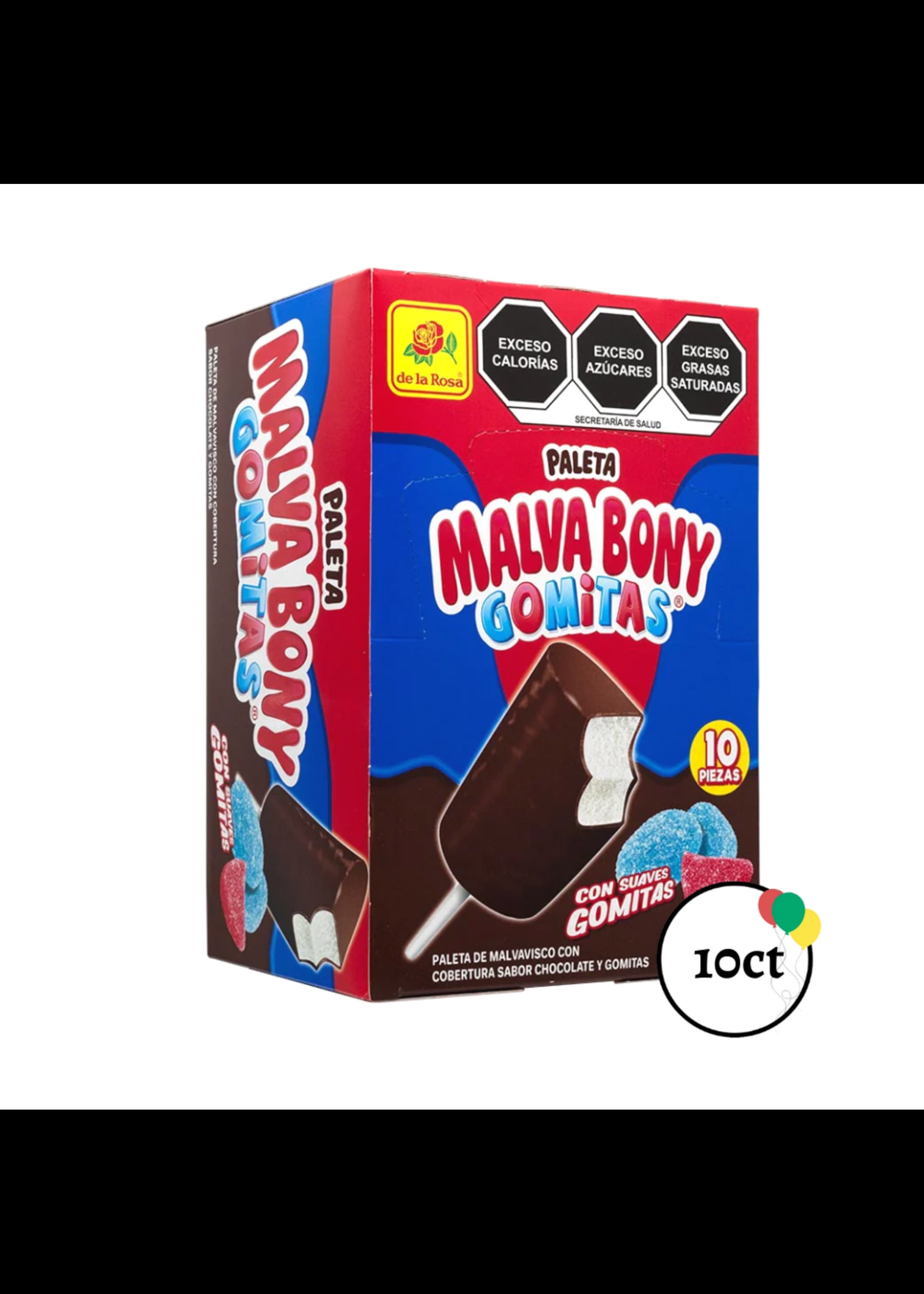 De La Rosa Paleta -Pop Malva Bony Gomitas 10 ct - Walmart.com