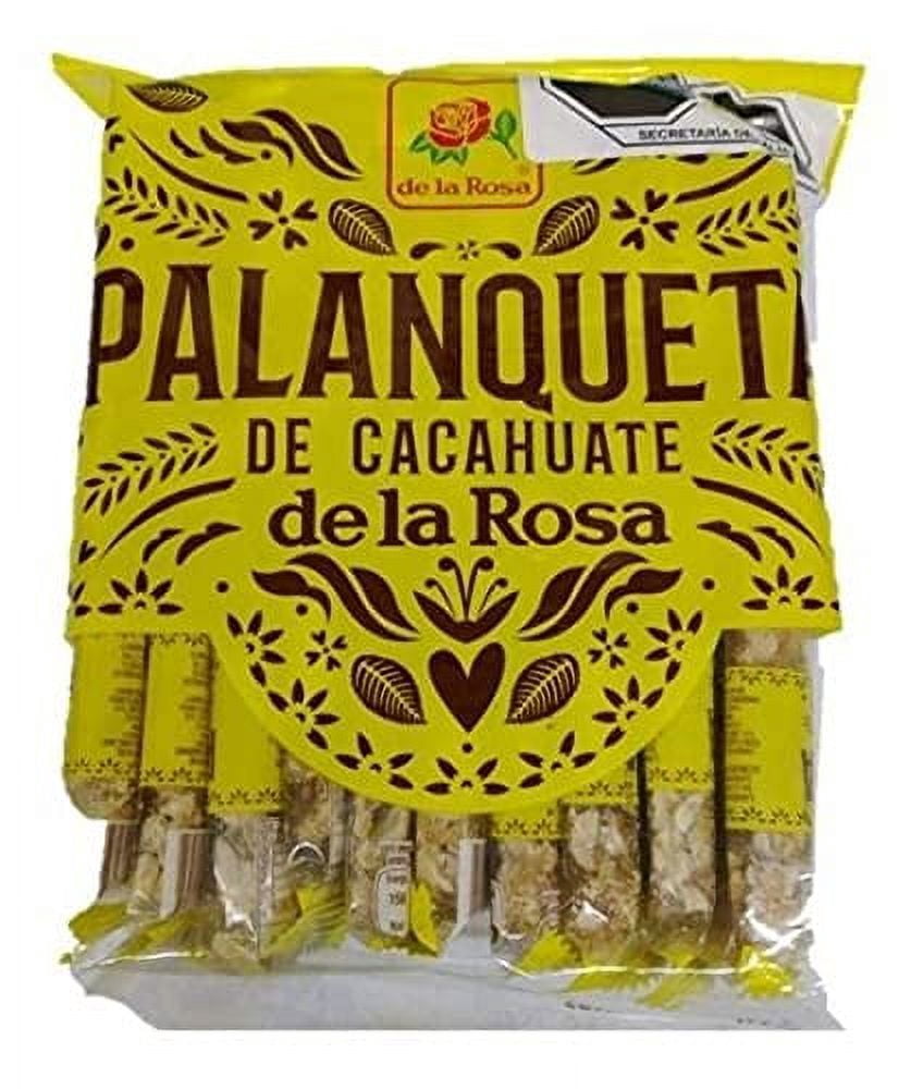 De La Rosa Peanut Candy Bar, Mexican Peanut Brittle 20 pack 30gr each ...