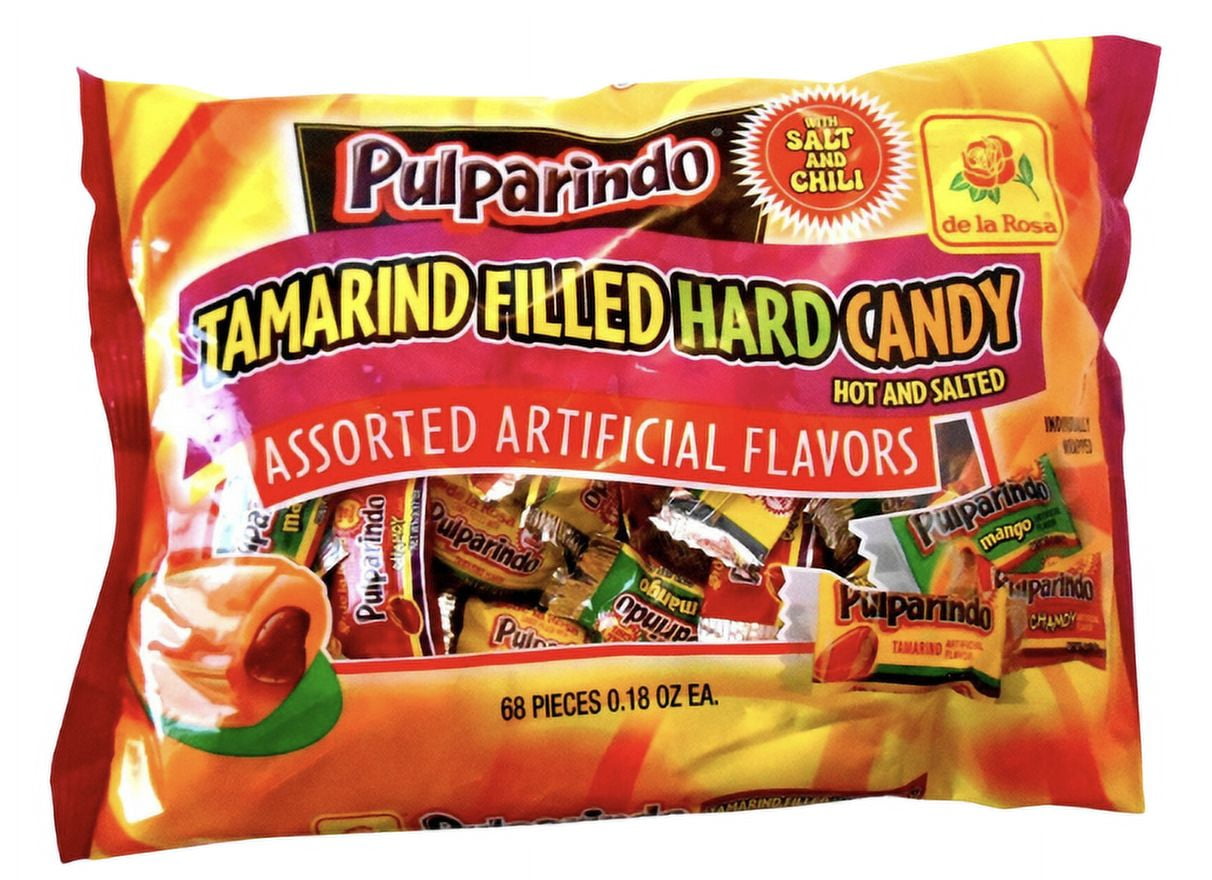 De La Rosa Pulparindo Hard Candy Tamarind Filled - Walmart.com