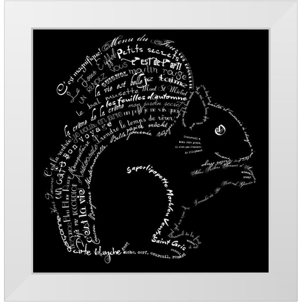 De Lauzun, Marion 20x21 White Modern Wood Framed Museum Art Print ...