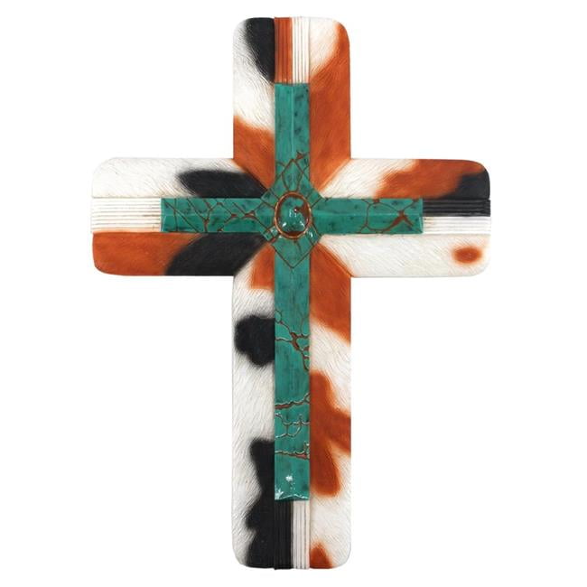 De Leon Collections 14867 Turquoise Accent Cowhide Color Vintage ...