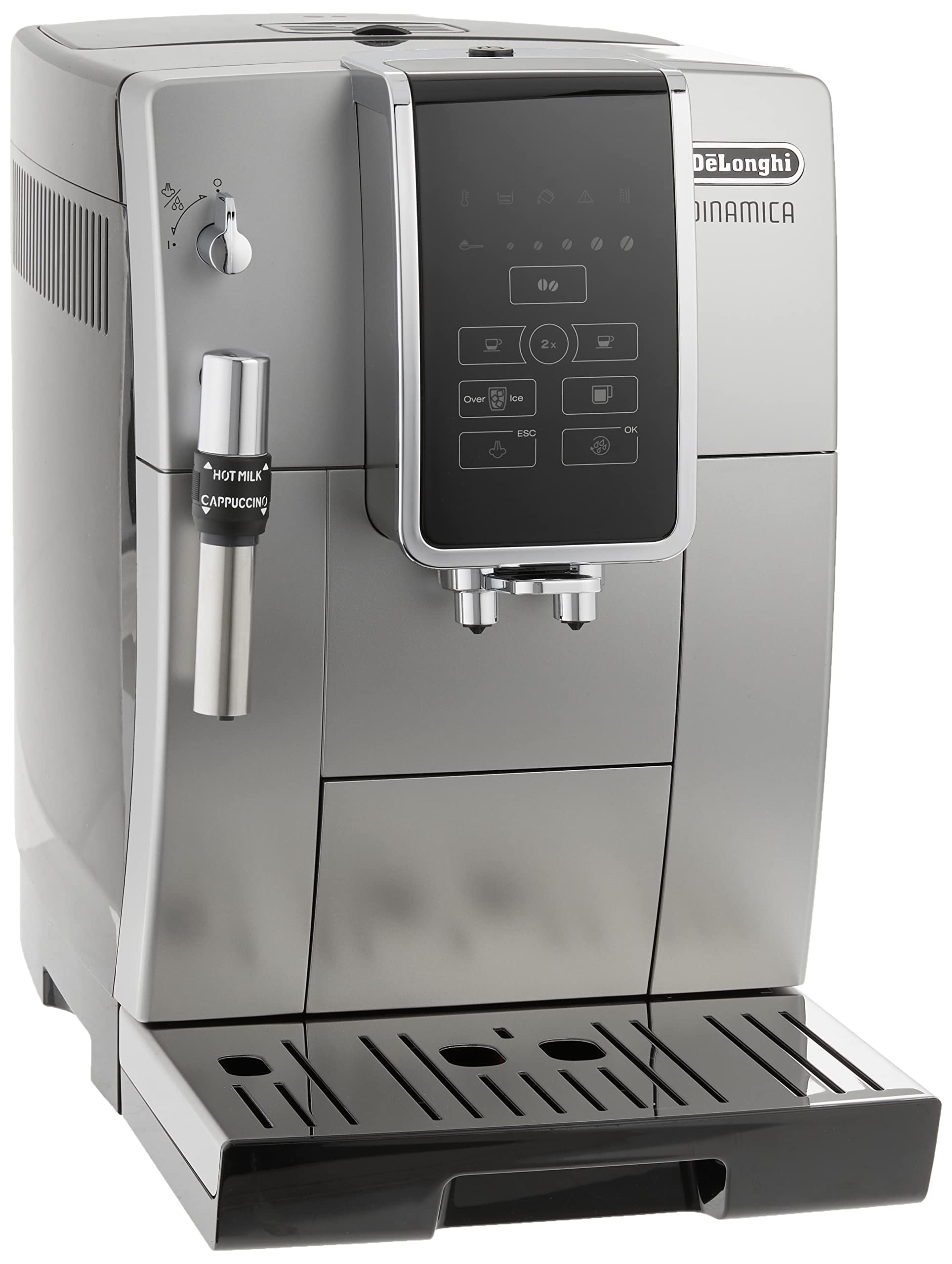 De'Longhi America Dinamica Fully Automatic Coffee and Espresso Machine ...