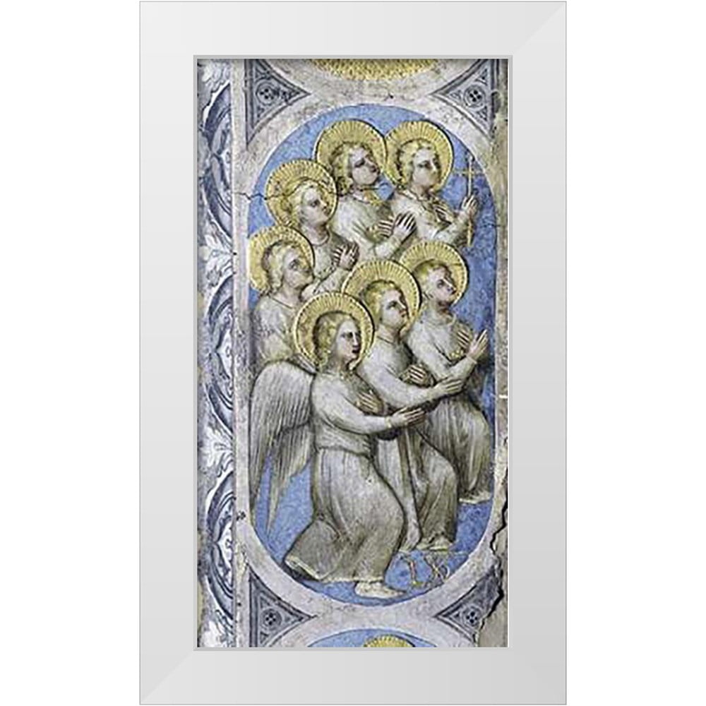 De Menabuoi, Giusto 9x14 White Modern Wood Framed Museum Art Print ...