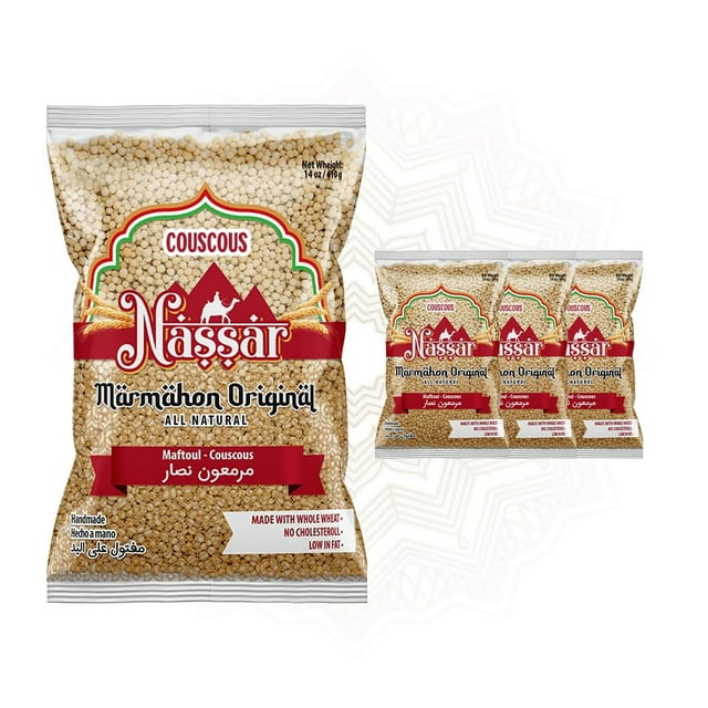 De Mi Pais Marmahon Couscous, Handmade, Whole Wheat Pearls, Middle ...