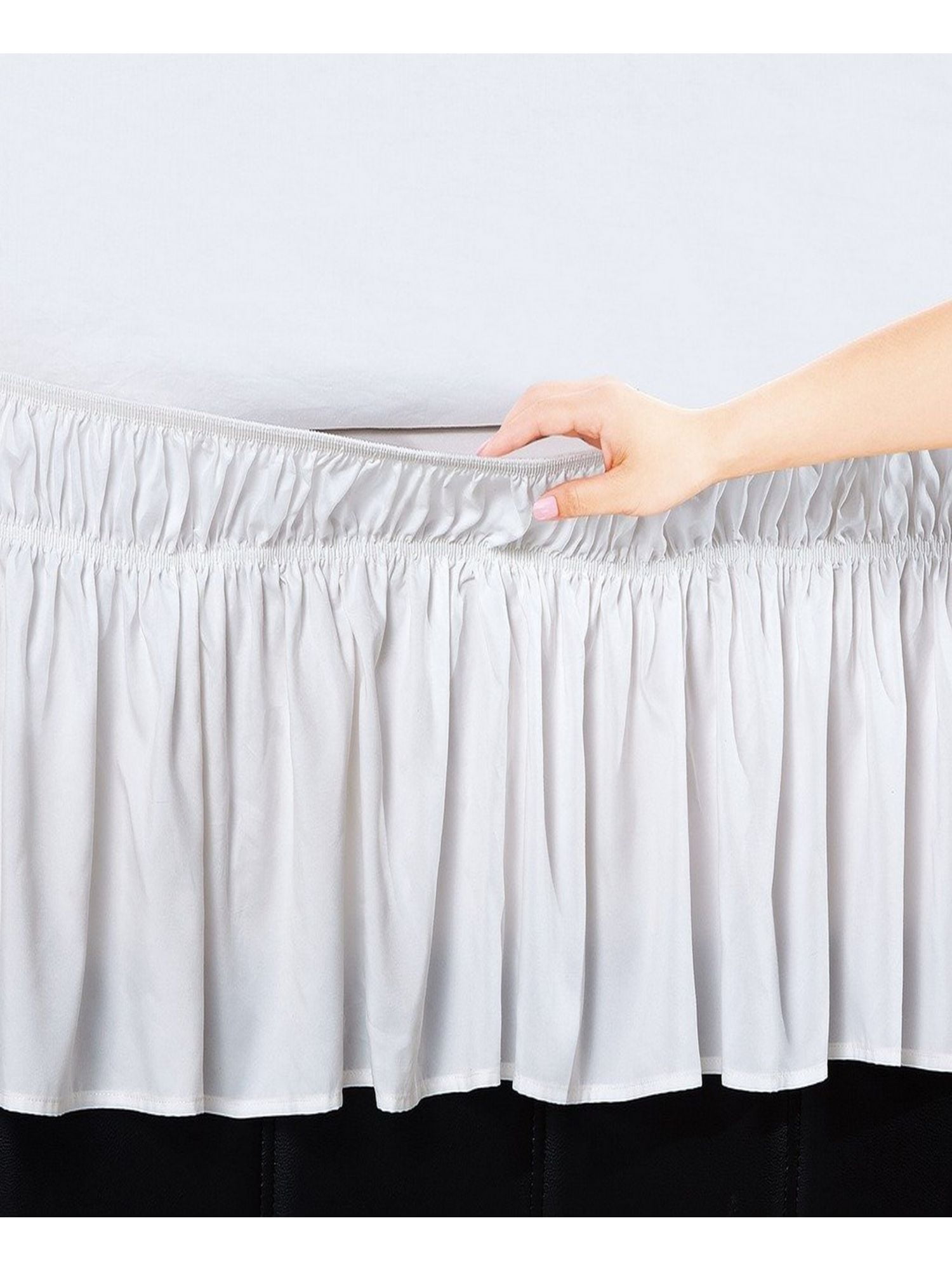 De Moocci Easy Wrap Platform Free Dust Ruffle 16 16'' Bed Skirt ...