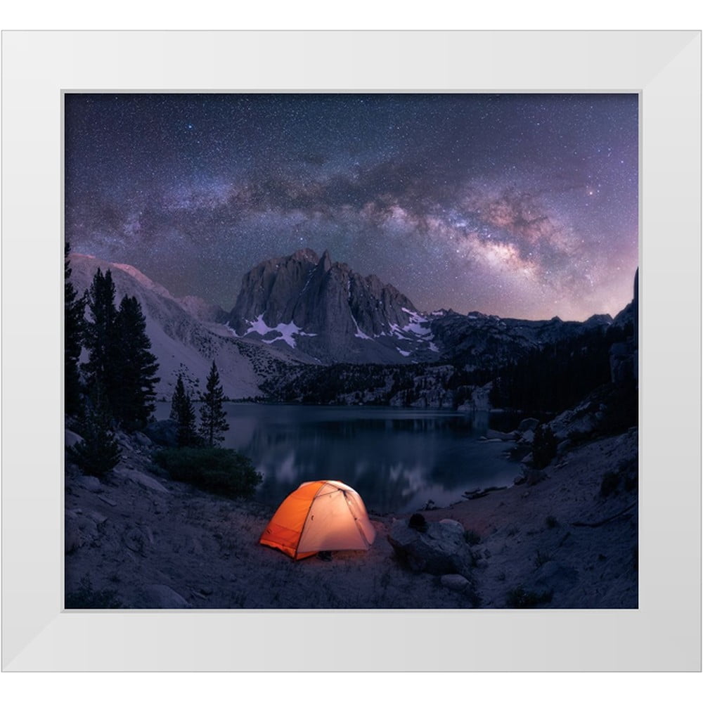 De, Pritam 16x15 White Modern Wood Framed Museum Art Print Titled - A ...