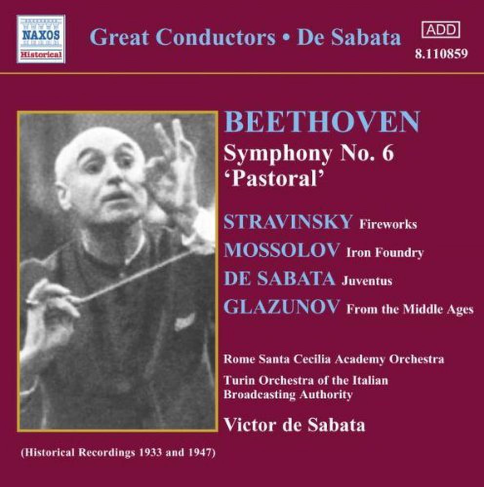 Pre-Owned De Sabata Conducts Beethoven's Symphony No. 6 and Works by ...