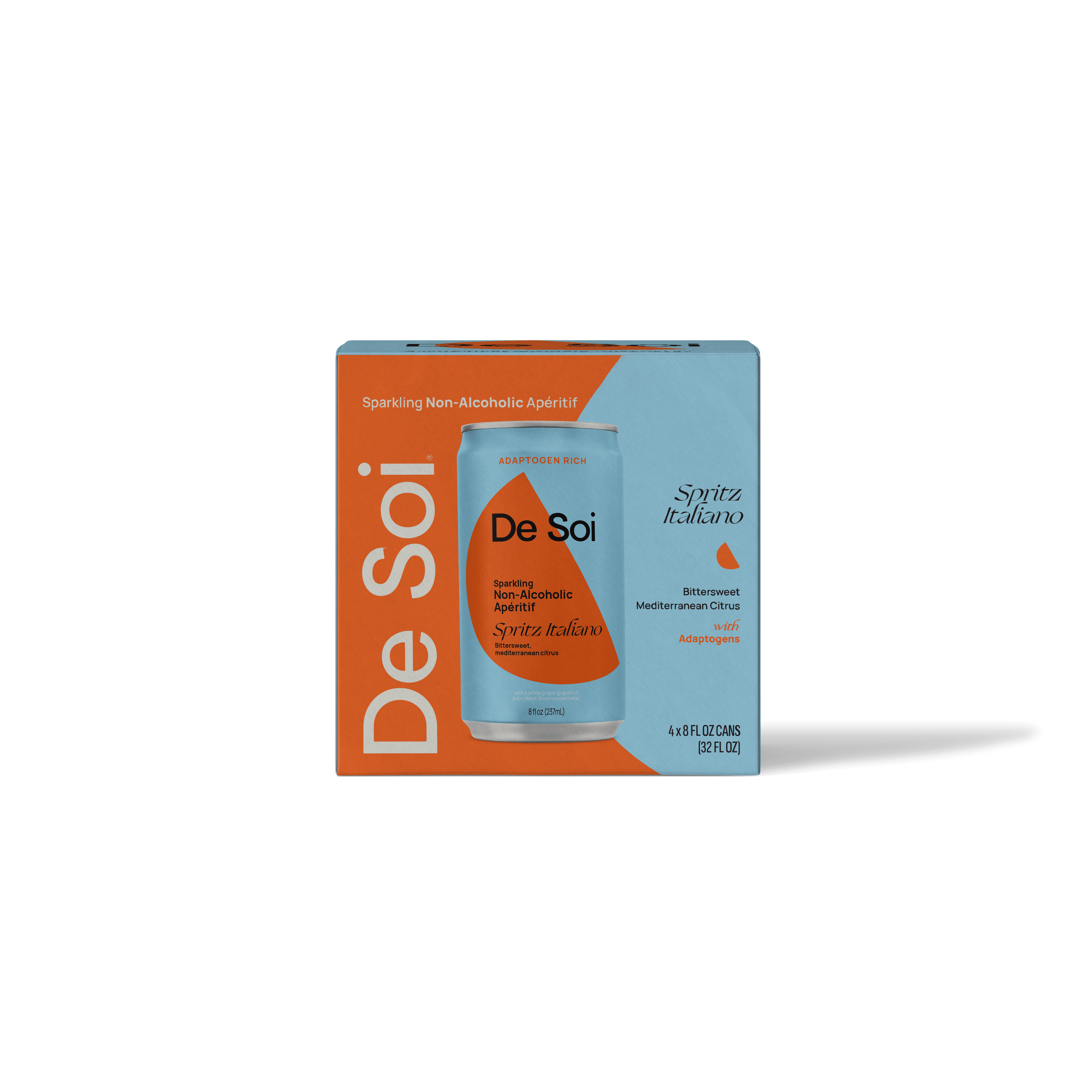 De Soi, Spritz Italiano Aperitif 4 Pack, 8 fl oz Cans - Walmart.com