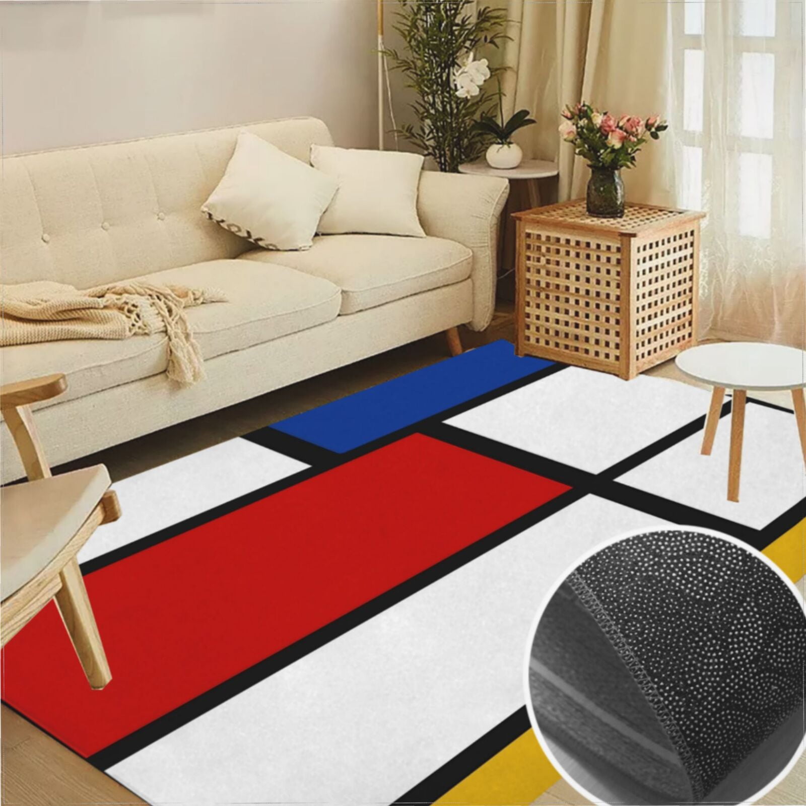 De Stijl #1 Mondrian Inspired Graphic Adult Home Decor Bedroom Living ...