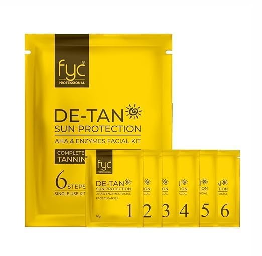 De Tan Facial Sun Protection Kit Reduces Tanning and Sun Burn 55 g ...