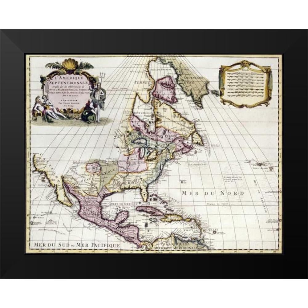 De Wit, Frederick 24x19 Black Modern Framed Museum Art Print Titled ...