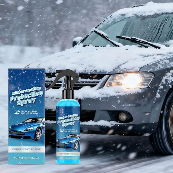 De-icer Spray Car Snow Melting & Deicing Spray - Fast Windshield ...
