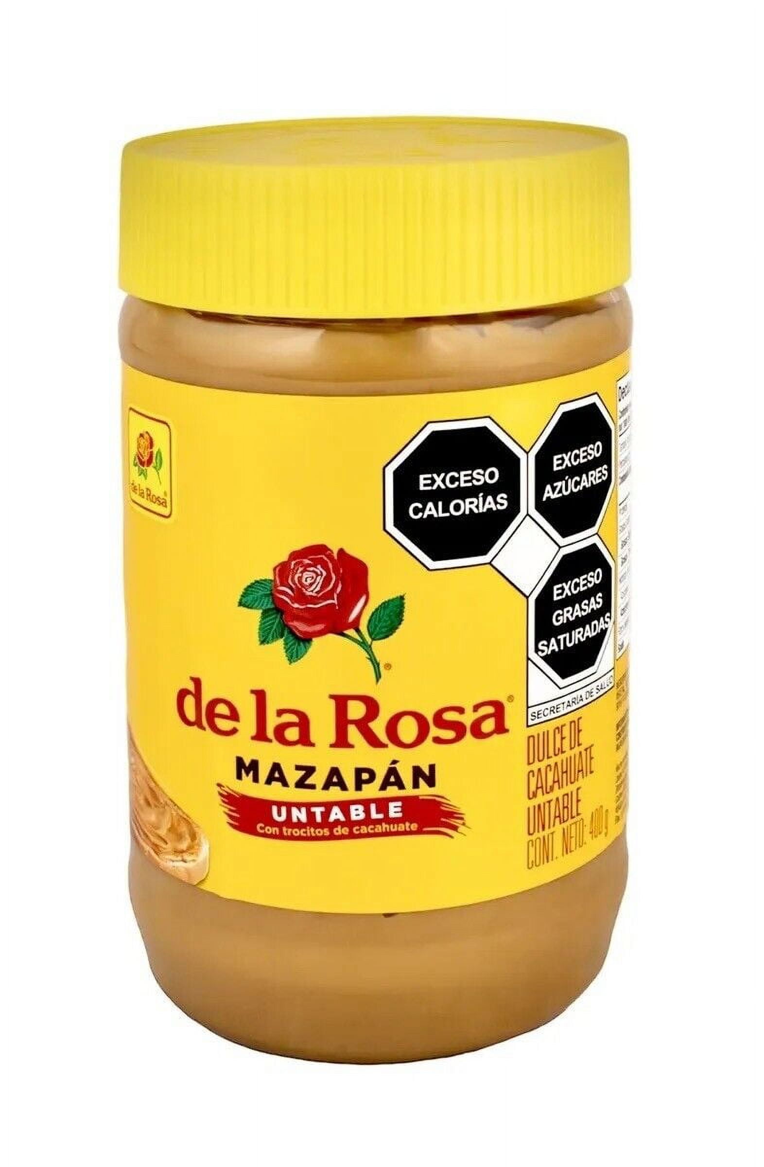 De La Rosa Mazapan Untable, Spreadable Peanut Butter, 14 Oz, Mexican ...