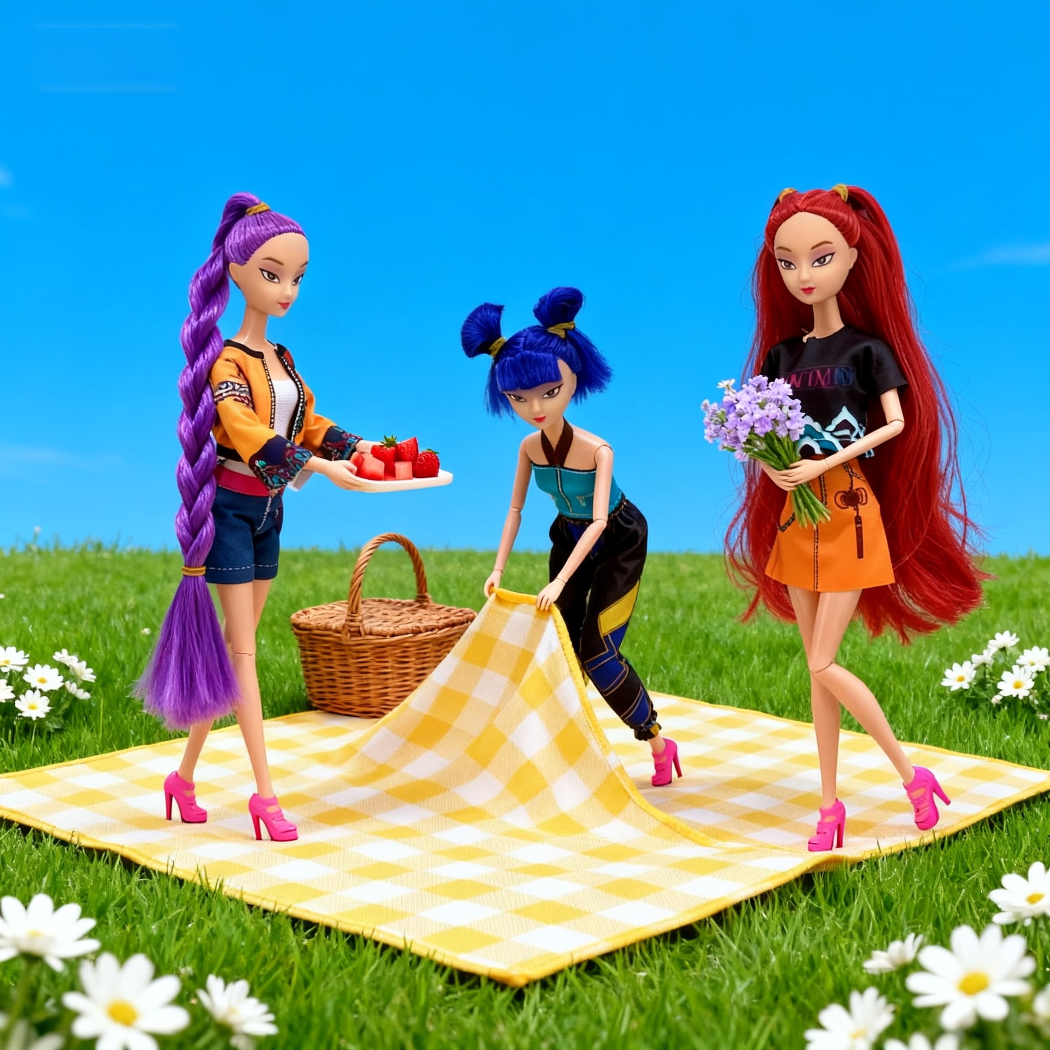 Hun+ters Model hun+ters 10.6in，Made to Move Action Figures，Birthday ...