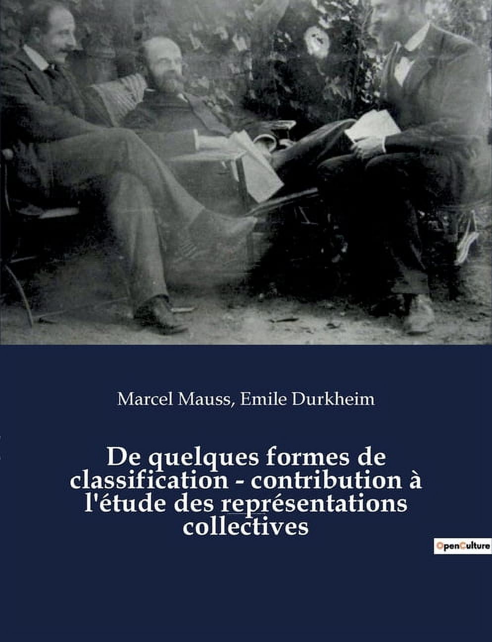 De quelques formes de classification - contribution à l'étude des ...