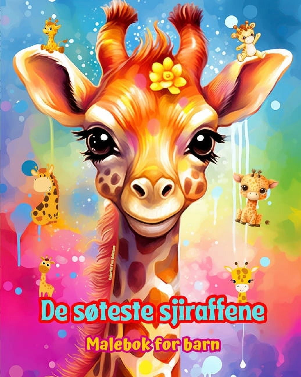 De sÃ¸teste sjiraffene - Malebok for barn - Kreative scener av sÃ¸te og ...