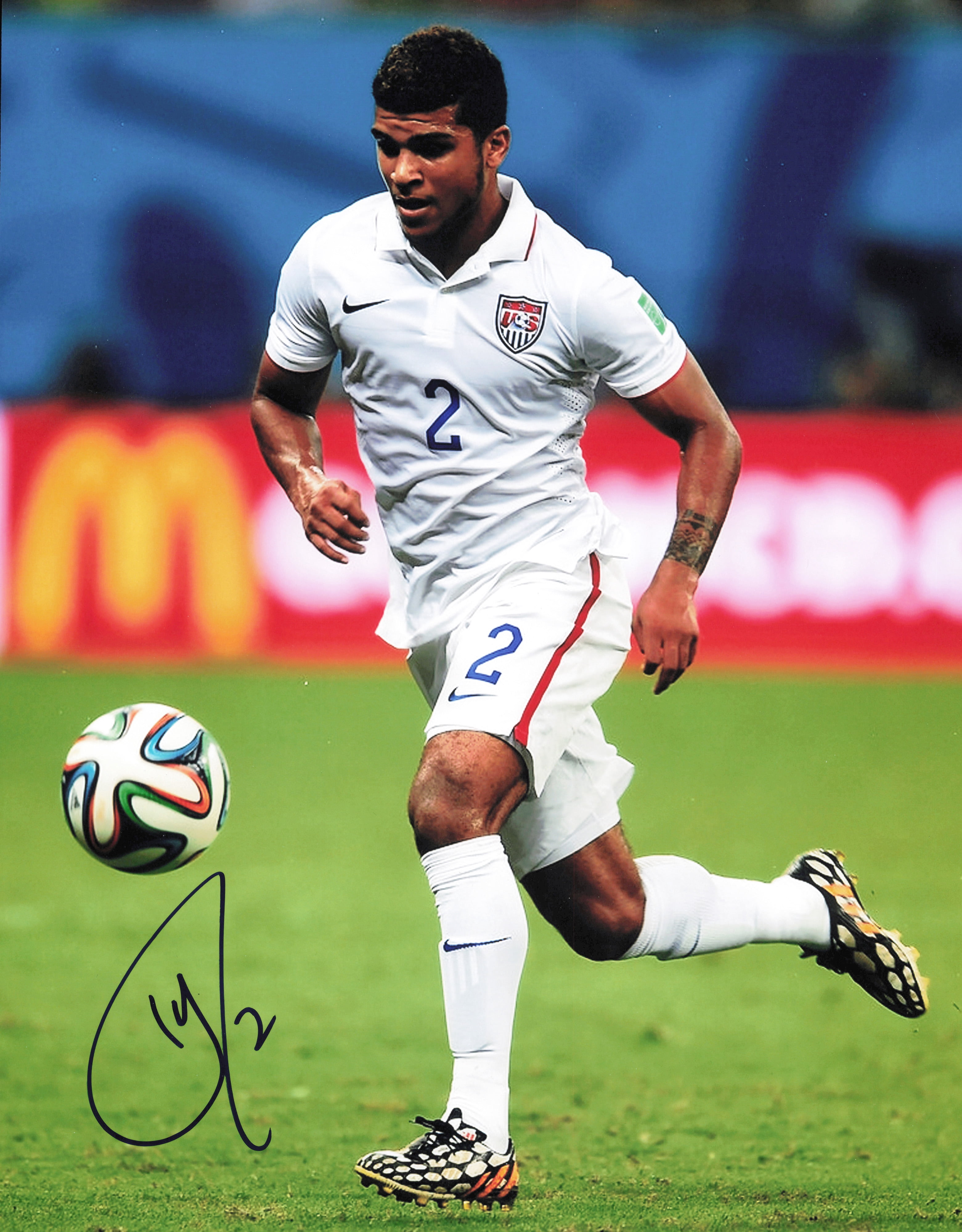 DeAndre Yedlin Autographed 11x14 Photo Seattle Sounders SKU #244004 ...