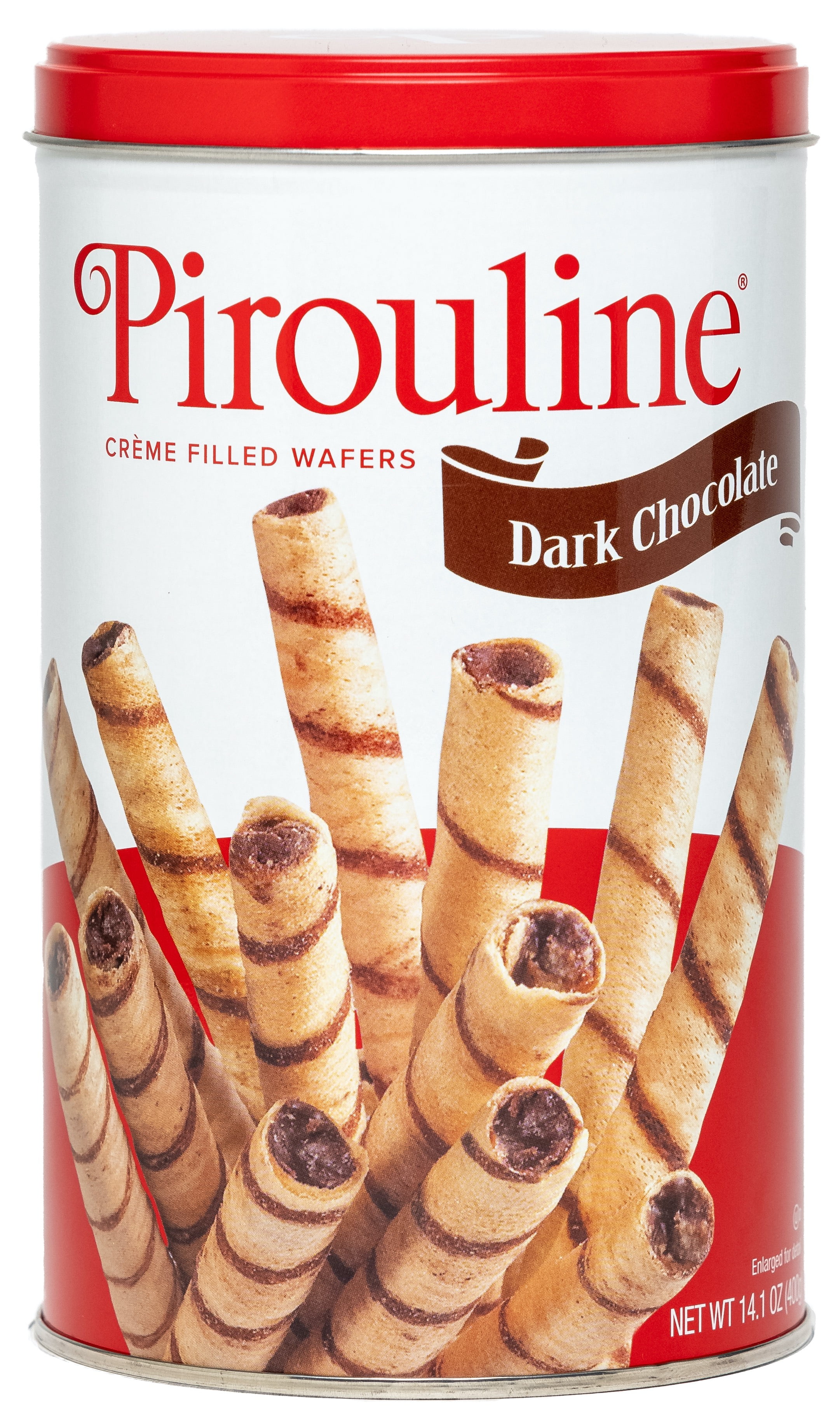 DeBeukelaer Pirouline Dark Chocolate Creme Filled Wafers Rolls 14.1oz ...