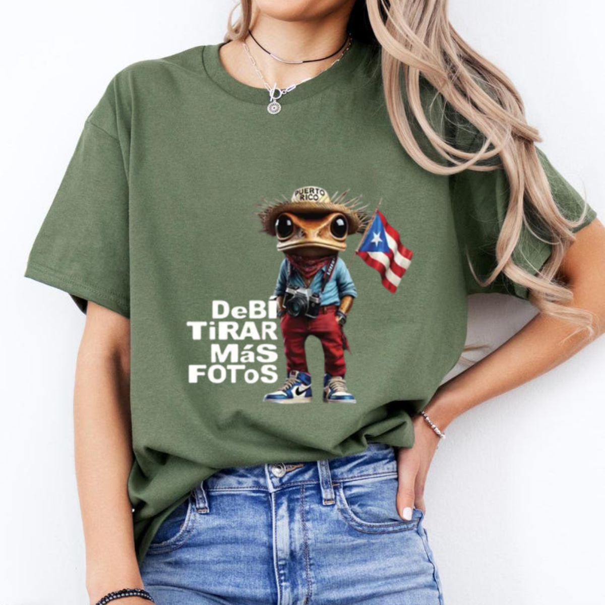 DeBi TiRAR Más FoTOs Unisex Front Tshirt, Pue.rto Ri.co Flag Shirt ...