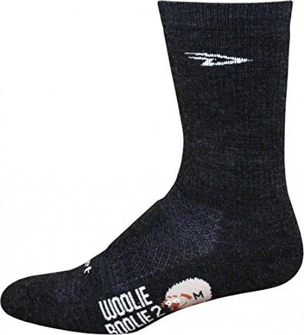 DeFeet Men's Woolie Boolie 6-Inch Sock, Charcoal, Medium - Walmart.com