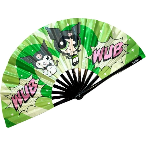 DeFlare | Kawaii Rave Fan | Large Hand Fan | Festival Gear & Accessory ...