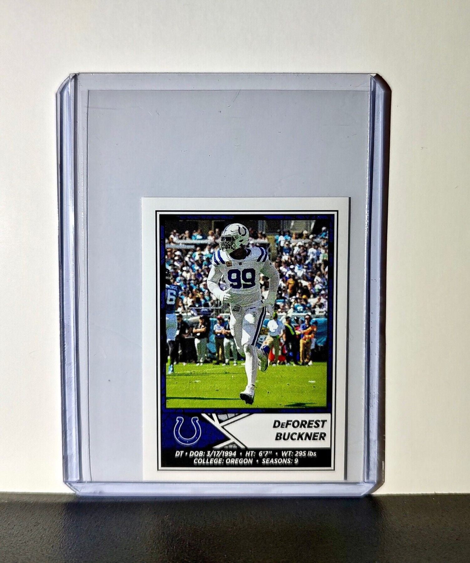 DeForest Buckner 2024 Panini NFL Sticker #193 Indianapolis Colts ...