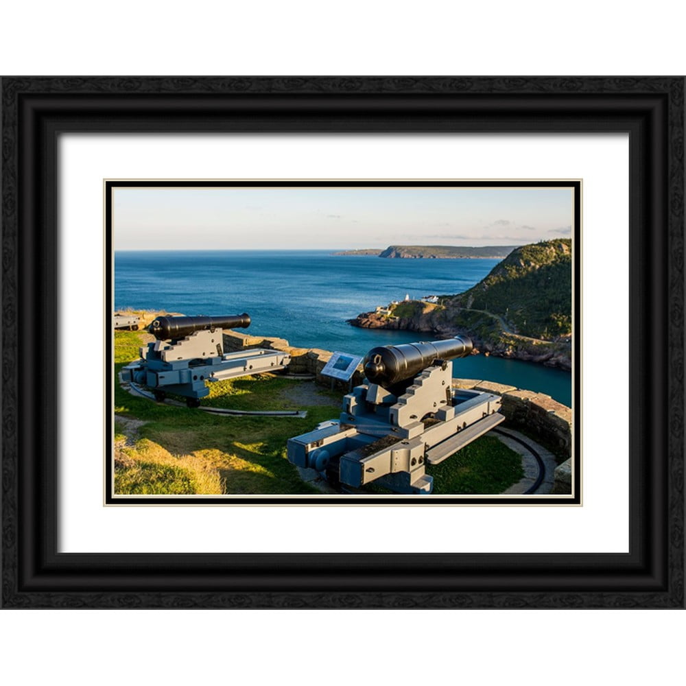 DeFreitas, Michael 14x11 Black Ornate Wood Framed with Double Matting ...