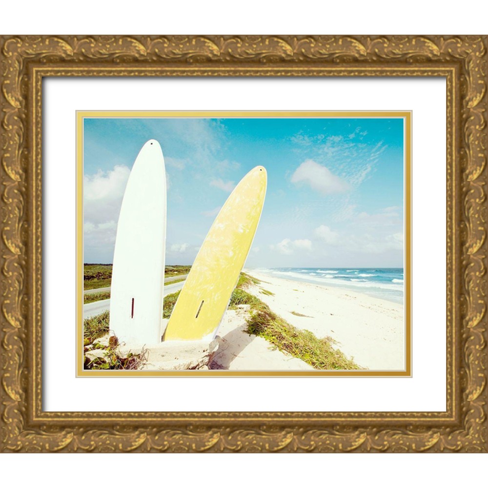 DeFreitas, Michael 14x12 Gold Ornate Wood Framed with Double Matting ...