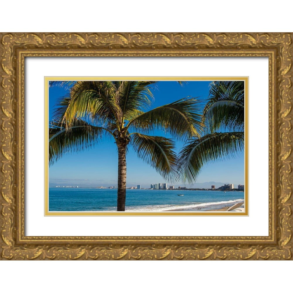 DeFreitas, Michael 18x13 Gold Ornate Wood Framed with Double Matting ...