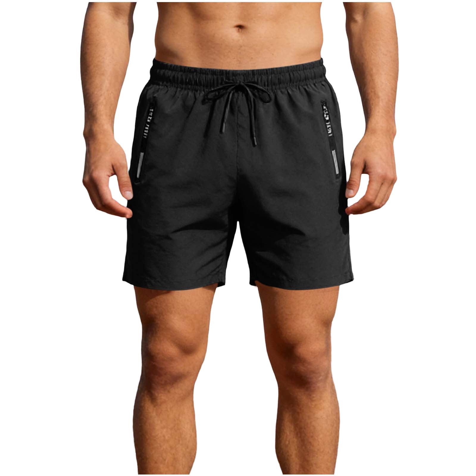 DeHolifer Men Swim Trunks with Mesh Lining Quick Dry Breathable Pockets ...
