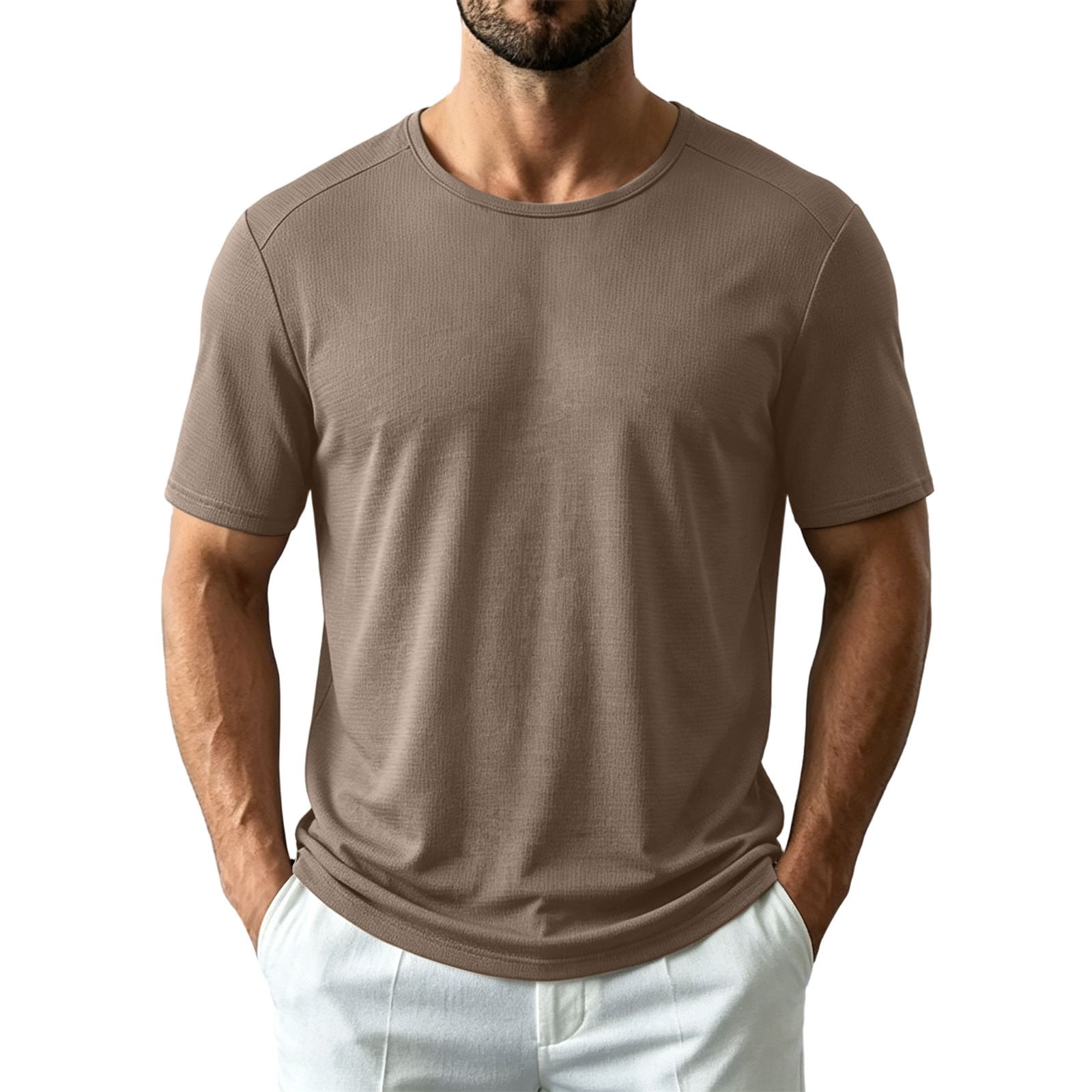 DeHolifer Men's Workout Shirts Short Sleeve Athletic Lightweight T ...