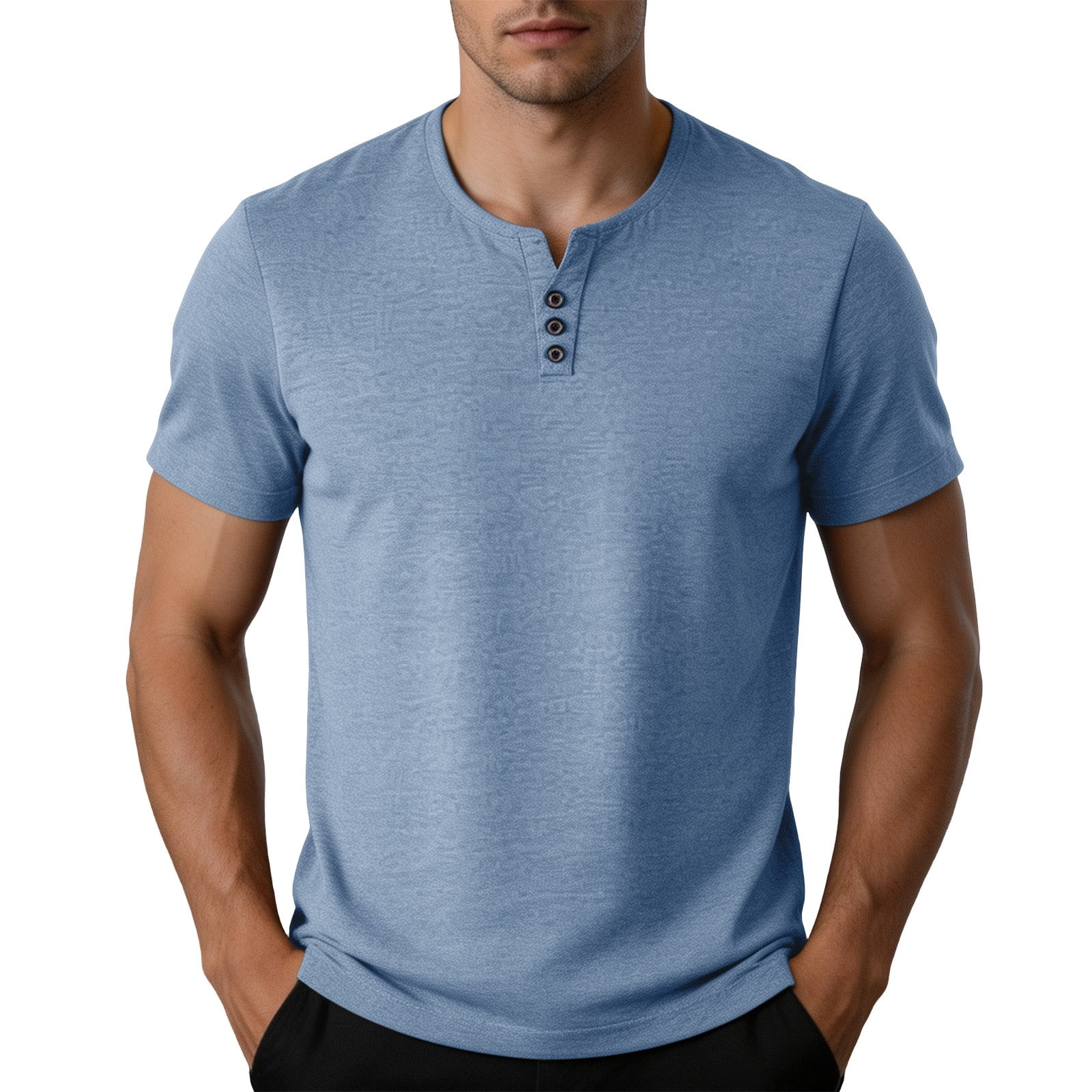 DeHolifer Mens Casual T-Shirts Crewneck Short Sleeve Lightweight Tee ...