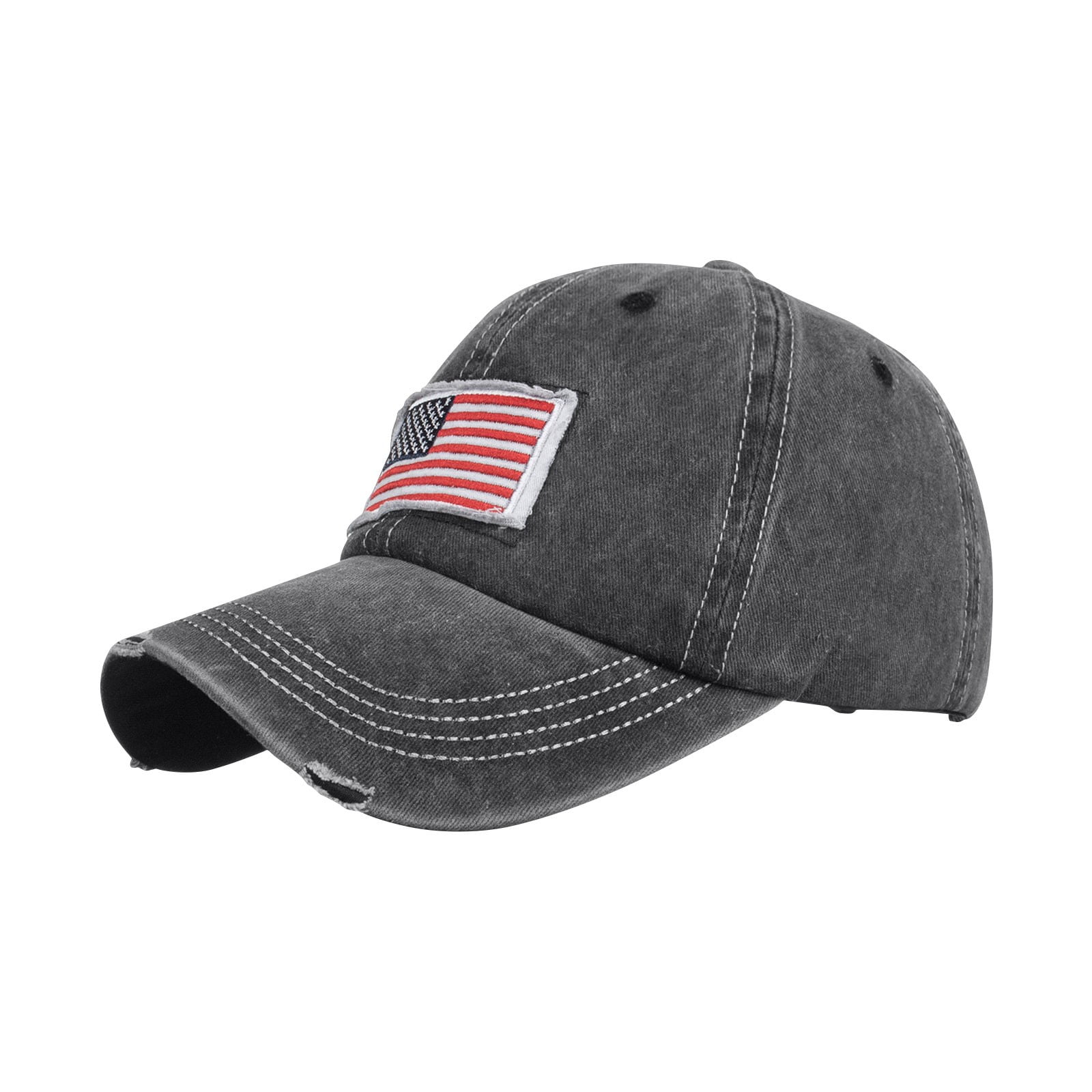DeHolifer Mens Hats Baseball Hat American Flag Hats for Men American ...