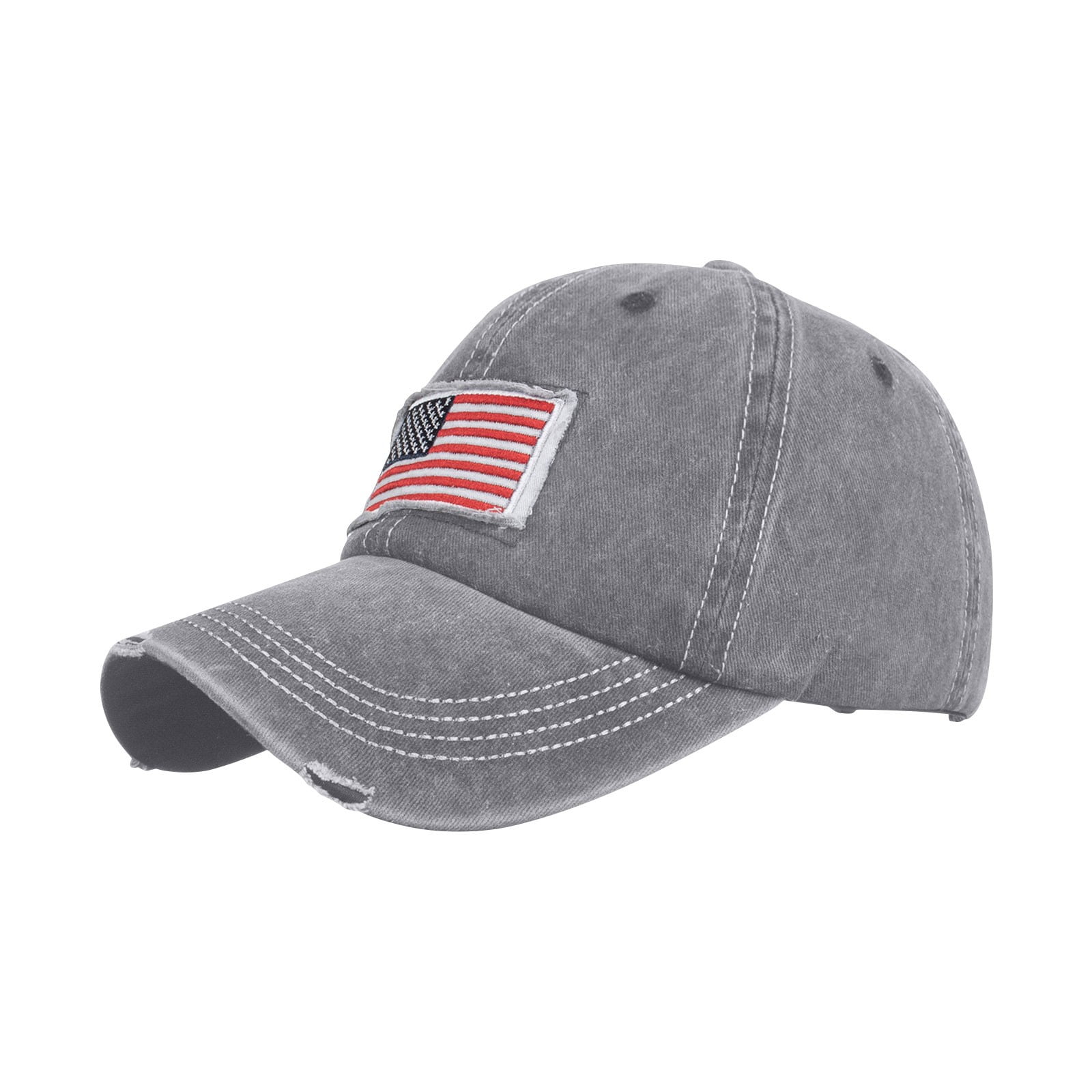 DeHolifer Mens Hats Baseball Hat American Flag Hats for Men American ...