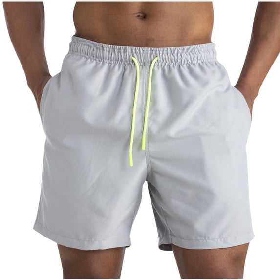 DeHolifer Mens Swim Trunks Quick Dry Swim Shorts with Mesh Lining Solid ...